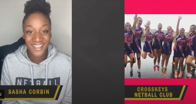 Crosskeys Netball Club win National Award for Outstanding Club of the Year