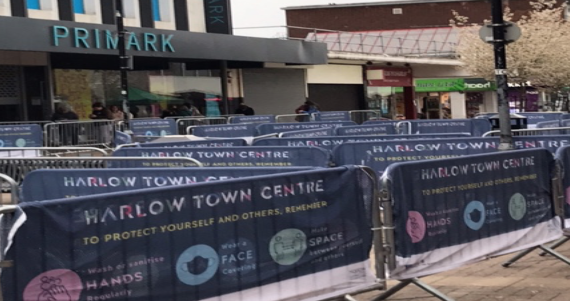 Brisk trade as Harlow Town Centre shops re-open