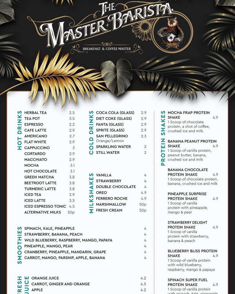 The Master Barista extend their menu and their opening hours