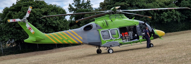 Air ambulance lands in school grounds after incident in Wedhey