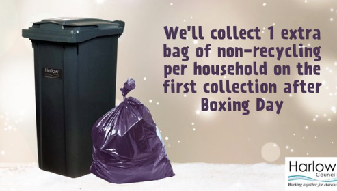 Harlow Council services over festive period