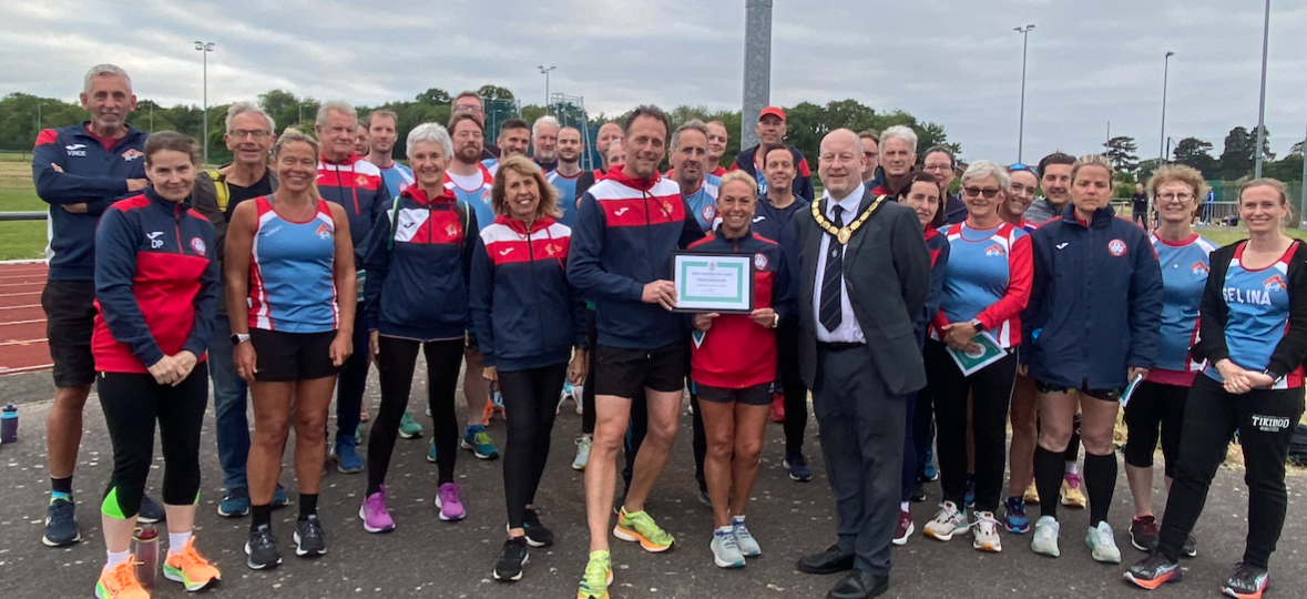 Always going the extra mile: Harlow Running Club receive Civic Award