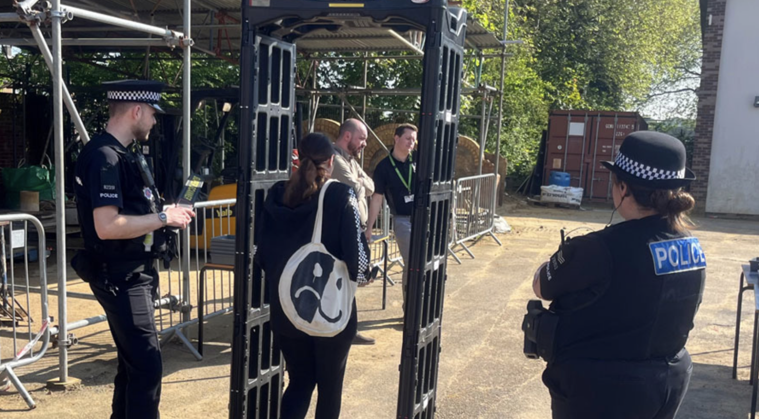 Harlow College hosts knife arch as part of Essex Police campaign