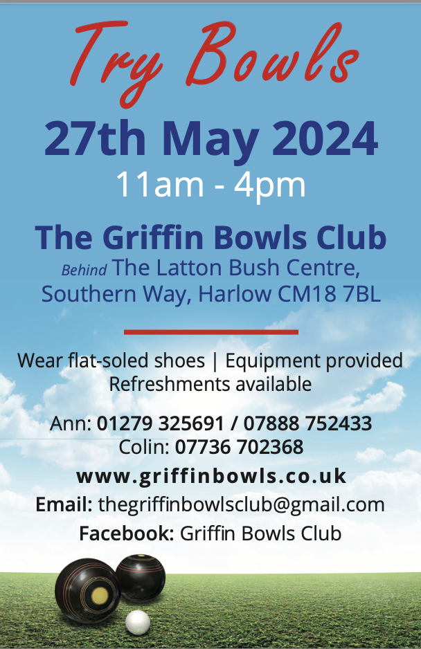 Griffin Bowls Club to host Try Bowls Day on Bank Holiday Monday