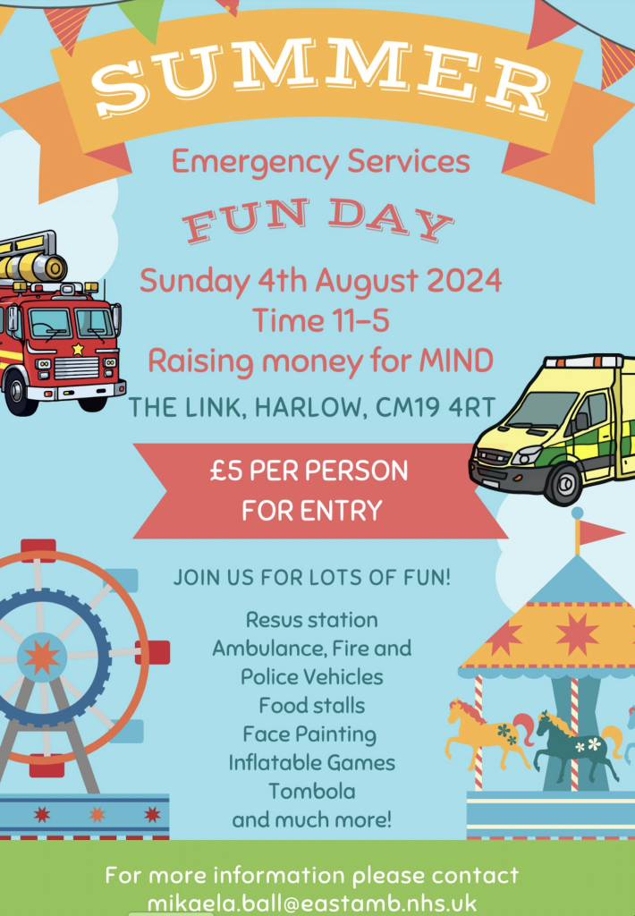 Summer Emergency Services Fun Day set for August (but they need your help)