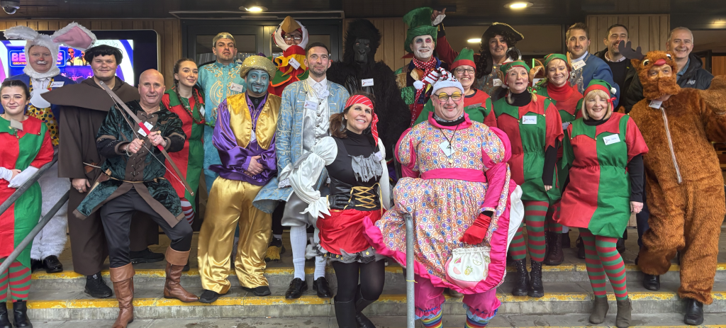 Daniel Robinson convoy takes families to the panto at the Harlow Playhouse