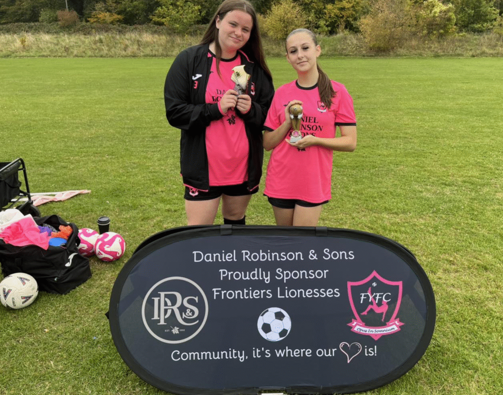 Football: Frontier Ladies Under-14s cup success