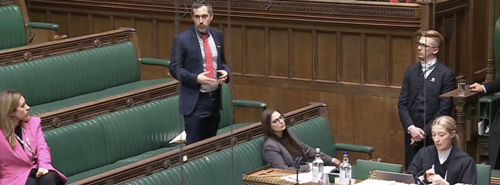 Harlow MP Chris Vince raises question on violence against women and girls