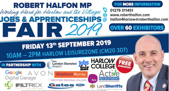 Harlow MP Robert Halfon set to host Jobs Fair - Your Harlow