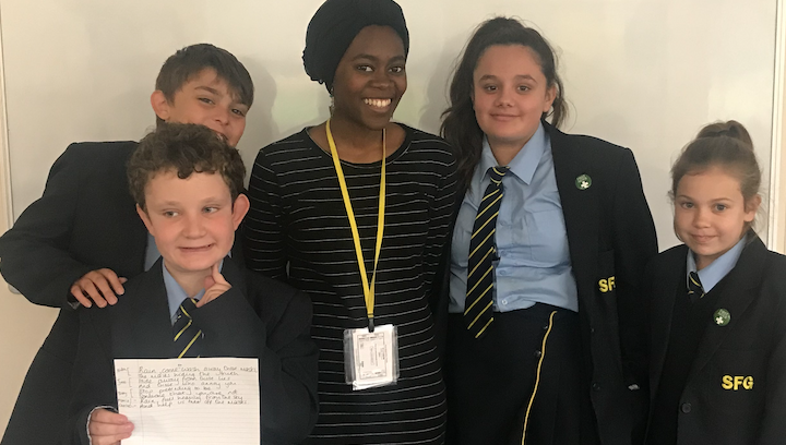 SFG College: Writers get creative on National Poetry Day